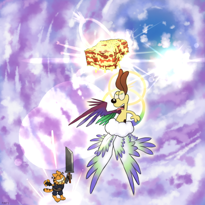 Image 65809: artist:MakotoMP3 final_fantasy game:The_Garfield_Show ...
