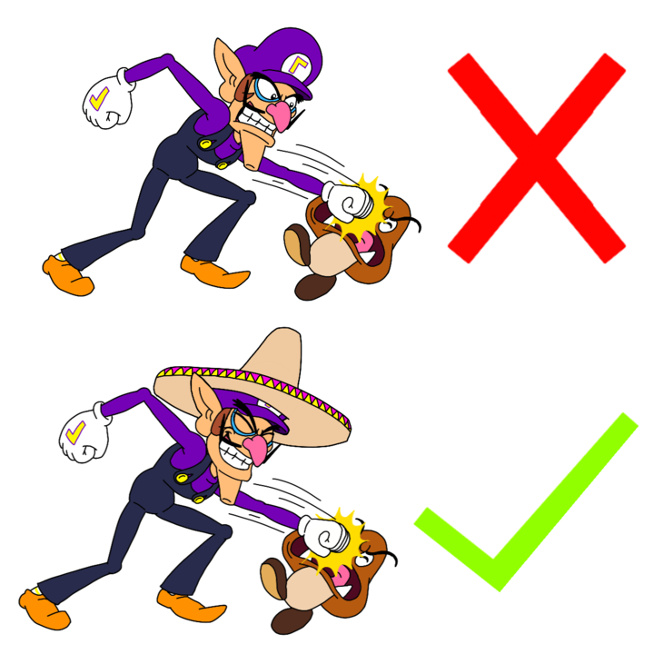 Image 75619: artist:badperson game:waluigi's_taco_stand goomba streamer ...
