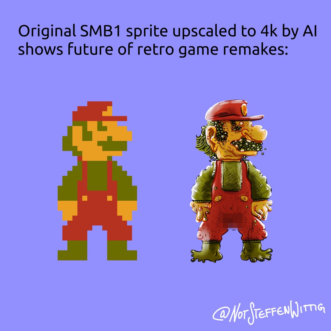 Image 103872: ai artist:steffen_wittig game:super_mario_bros horror ...