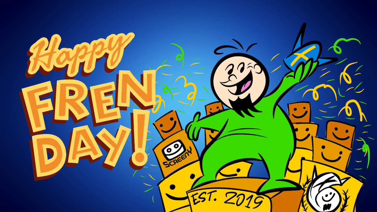 Image 105757: National_Fren_Day artist:SCREENONYMOUS birthday fren ...