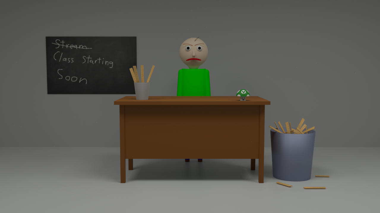 Image 62799: artist:Professor_Baggywrinkles baldi blender game:baldi's ...