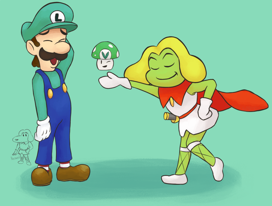 Image 64732: artist:camelylos game:Mario_and_Luigi_Superstar_Saga luigi ...